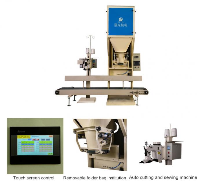 Single Hopper 50kg/Bag Chicken Feed Pellet Packing Machine